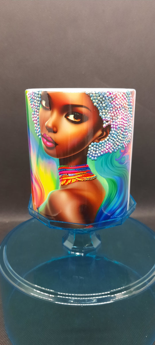 Intricately Rendered Dark Brown Skin Goddess – Forever Empowered Creations